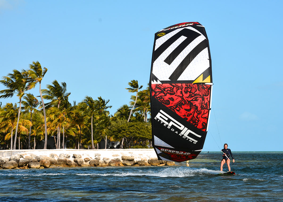 EPIC KITES KITEBOARDING | 5G Renegade 11 Kite Action