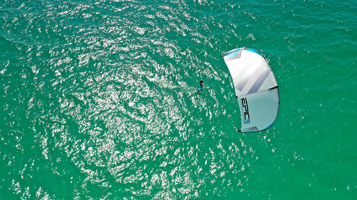 EPIC KITES KITEBOARDING | The Feather 11.5 Action