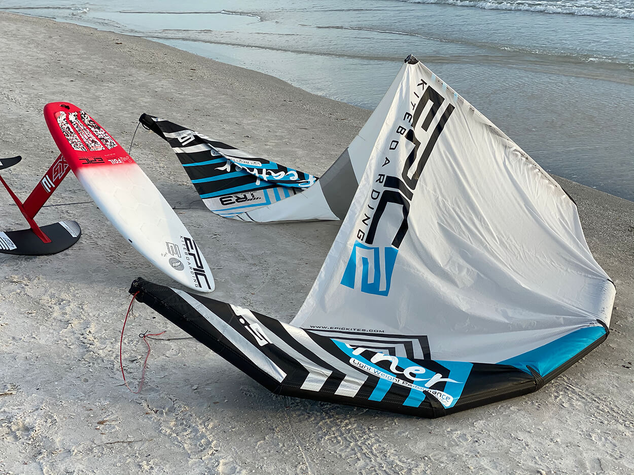 EPIC KITES KITEBOARDING | The Feather 11.5 Action