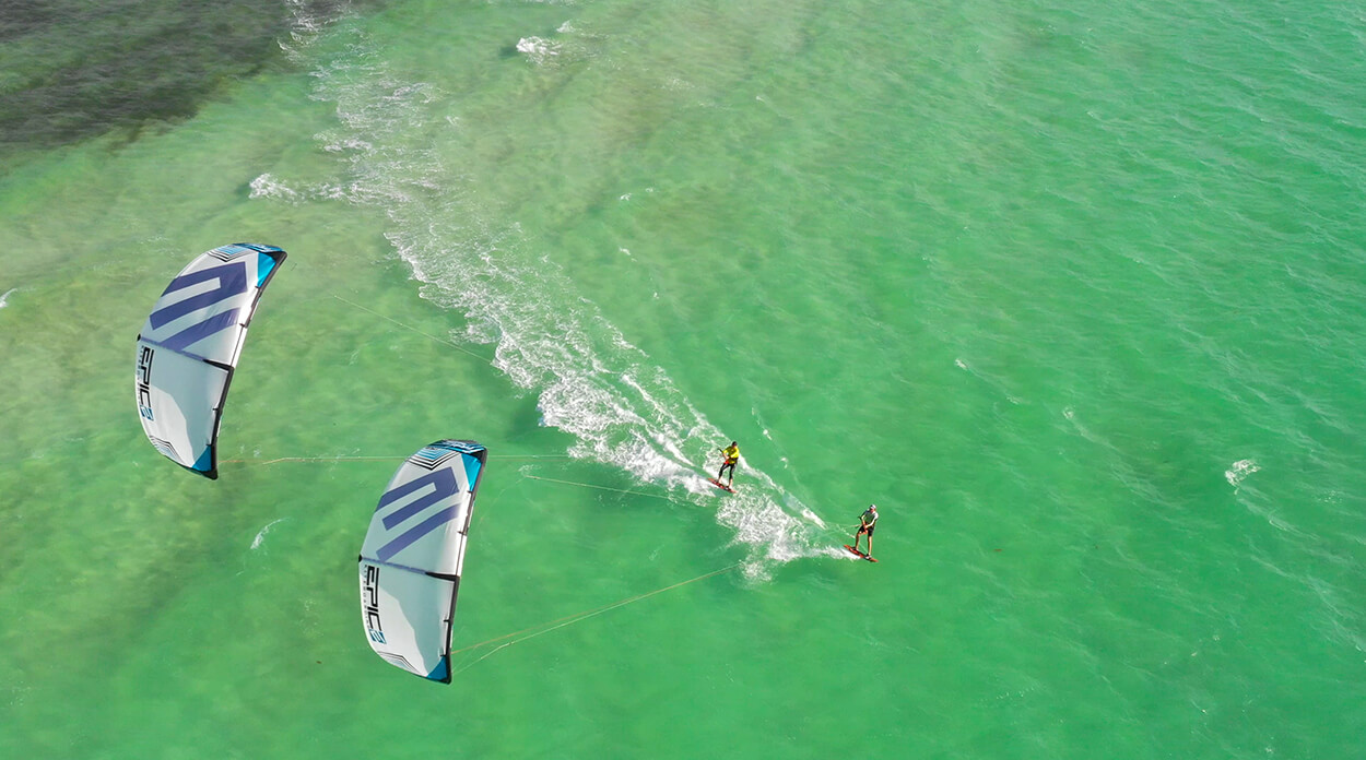 EPIC KITES KITEBOARDING | The Feather 11.5 Action